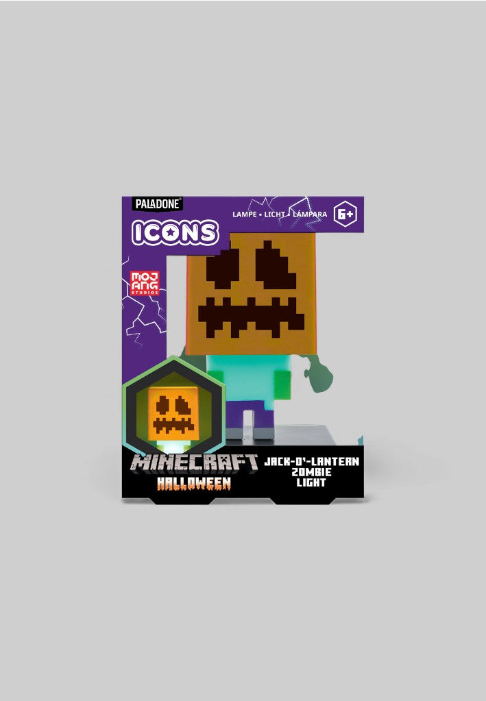Minecraft - Zombie Jack O Lantern Icon Light – FirstGrade